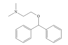 Diphenhydramine, the antihistamine in Benadryl, can be prepared by the ...