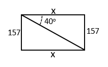 From the top of a 157-ft lighthouse, the angle of depression to a ship ...