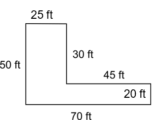 Suppose we want to put trim around the following room. The trim we ...