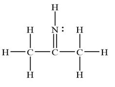 Draw the Lewis structure for CH_3C(NH)CH_3, a neutral molecule ...