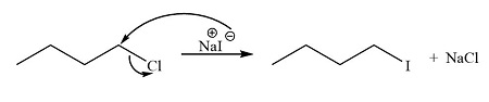 Show mechanisms for the following: 1 - chlorobutane + sodium iodide 1 ...