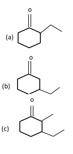Identify the reagents you would use to convert cyclohexa- none into ...