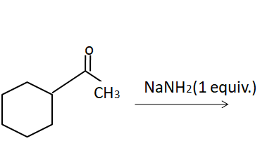 Draw the enolate formed under the conditions shown. | Homework.Study.com