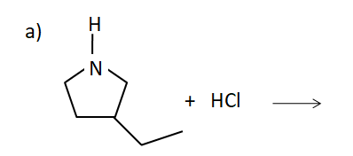 Draw the products of each acid-base reaction. | Homework.Study.com