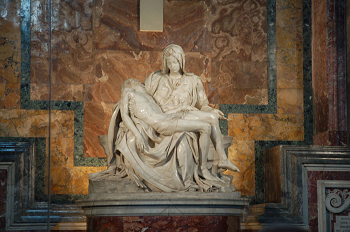 Who is well known for his marble sculpture Pieta? | Homework.Study.com