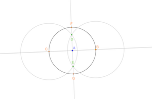 Which one of these is not a step used when constructing an inscribed ...