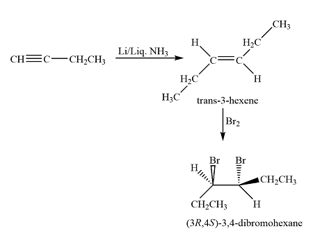 Provide the IUPAC name of the major organic product isolated from the ...