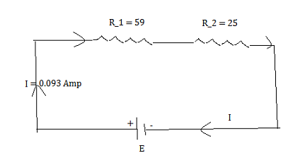 The current in a 59 \space \Omega resistor is 0.093 A. This resistor is ...