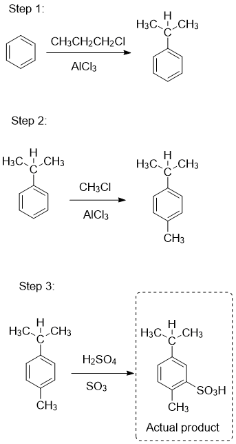 As written, the following synthesis scheme is flawed. Draw the actual ...