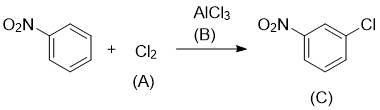 Suggest possible compounds for A, B and C in the following scheme: a. A ...