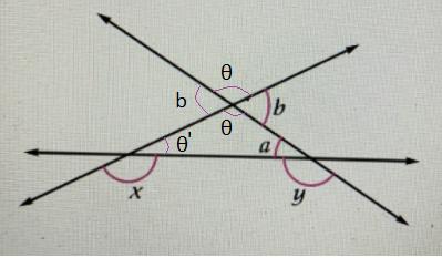Given that m\angle a = 33^{\circ} \text{ and } m\angle b = 60^{\circ ...