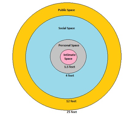 Anthropologist E.T. Hall coined the term proxemic bubble to refer to ...