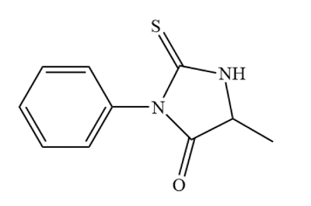 Draw the structure of the phenylthiohydantoin product you would expect ...