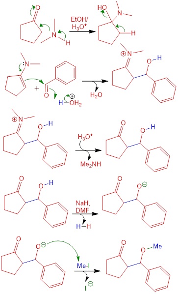 Using cyclopentanone as your starting material and using any other ...