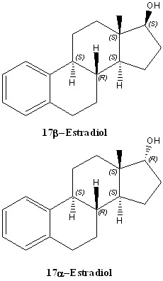 Assign the stereochemistry of the carbon (R or S) at the 17 positions ...
