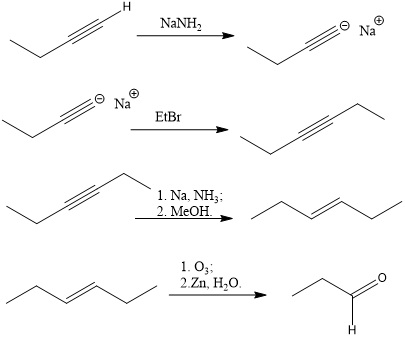 Complete the following sequence with the appropriate reagents for each ...