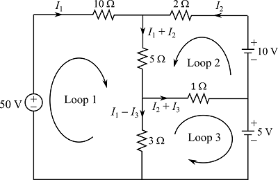 Determine the current I2 in the circuit shown in the figure below ...