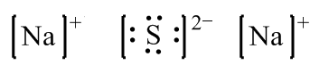 Draw the Lewis structure that correctly represents the ionic compound ...