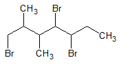 Draw the Lewis Structure for (A) 2,3-difluoro-octane; (B) 1,4,5 ...