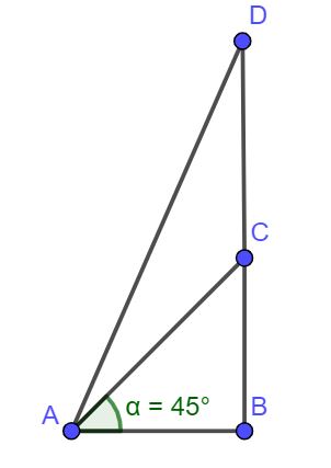 Point B is due east of point A. Point C is due north of point B. The ...