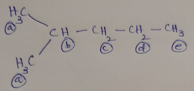 How many kinds of chemically non-equivalent hydrogens are there in each ...