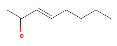 An unknown compound has a molecular formula of C8H14O. The IR spectrum ...