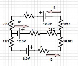 What would the current I1 be in the circuit below, if the 12? resistor ...
