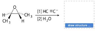 Draw the product formed in the following reaction and indicate ...