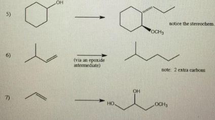 Synthesis problems with epoxide and alcohol oxidation reactions [{Image ...