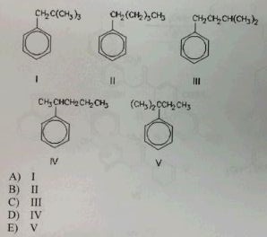 The reaction of benzene with (CH_3)_3 CCH_2 Cl in the presence of ...
