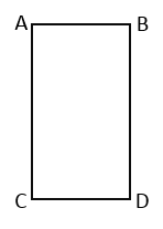 Find the length and width of rectangle ABCD. Side AC= 4x Side CD= x ...