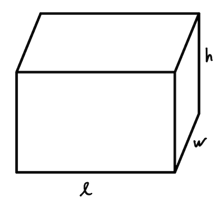 A box in the shape of a rectangular parallelepiped is made of three ...