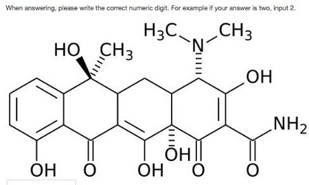 How many asymmetric carbons are there in the following molecule ...