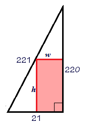 Determine the dimensions of the rectangle of largest area that can be ...