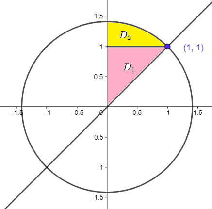 1. The area of a region Q is given by ? Q 1 d A . Suppose that Q is the ...