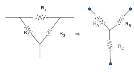 Use delta-y transforms to find the equivalent resistance of the circuit ...