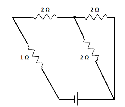 Find the equivalent resistance in the circuit below. a. 3 Omega. b. 4 ...