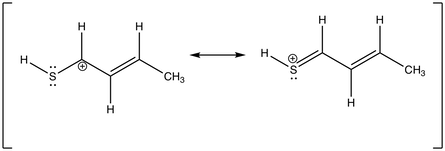 Three major contributing resonance structures are possible for the ...