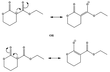 Draw additional resonance structures for the anion. | Homework.Study.com