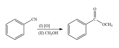Draw the structural formula of the principal organic product formed ...