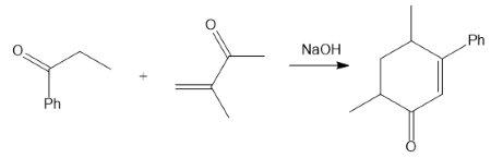 The following reaction illustrates the Robinson annulation reaction ...