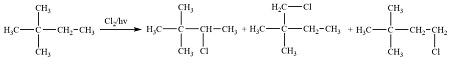 Compound A (C_6H_14) gives three different monochlorides on ...