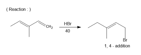 Predict the major product from the addition of 1 equivalent of HX and ...