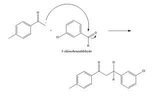 Draw the curved arrow mechanism for the crossed aldol reaction of 3 ...
