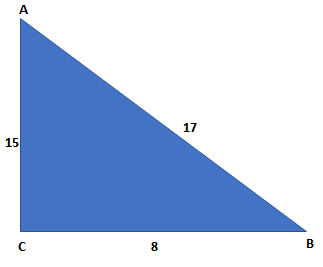 Use the lengths in the diagram to find tanA, sinA, cosA. | Homework ...