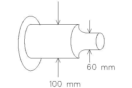 The built-up shaft in figure is to be designed to rotate at 450 r p m ...
