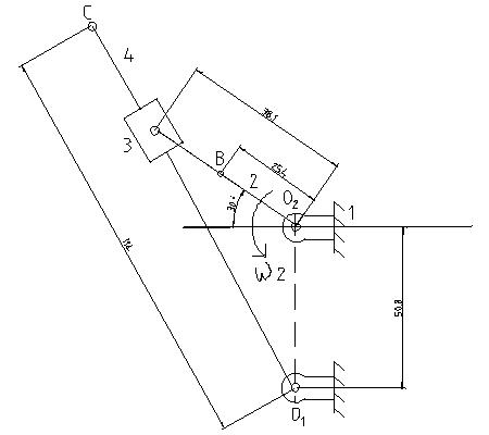 Locate all the instant centers for the mechanism shown in the figure ...