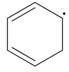 Draw three resonance forms for the cyclohexadienyl radical. | Homework ...