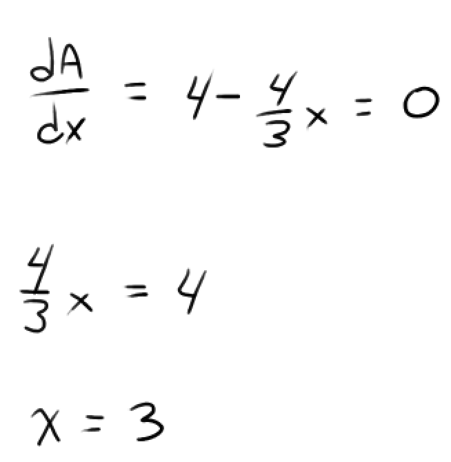 Find the area of the largest rectangle that can be inscribed in a right ...