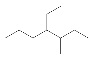 Give the IUPAC name for the following compound. A. 4-ethyl-5-methyl-6 ...